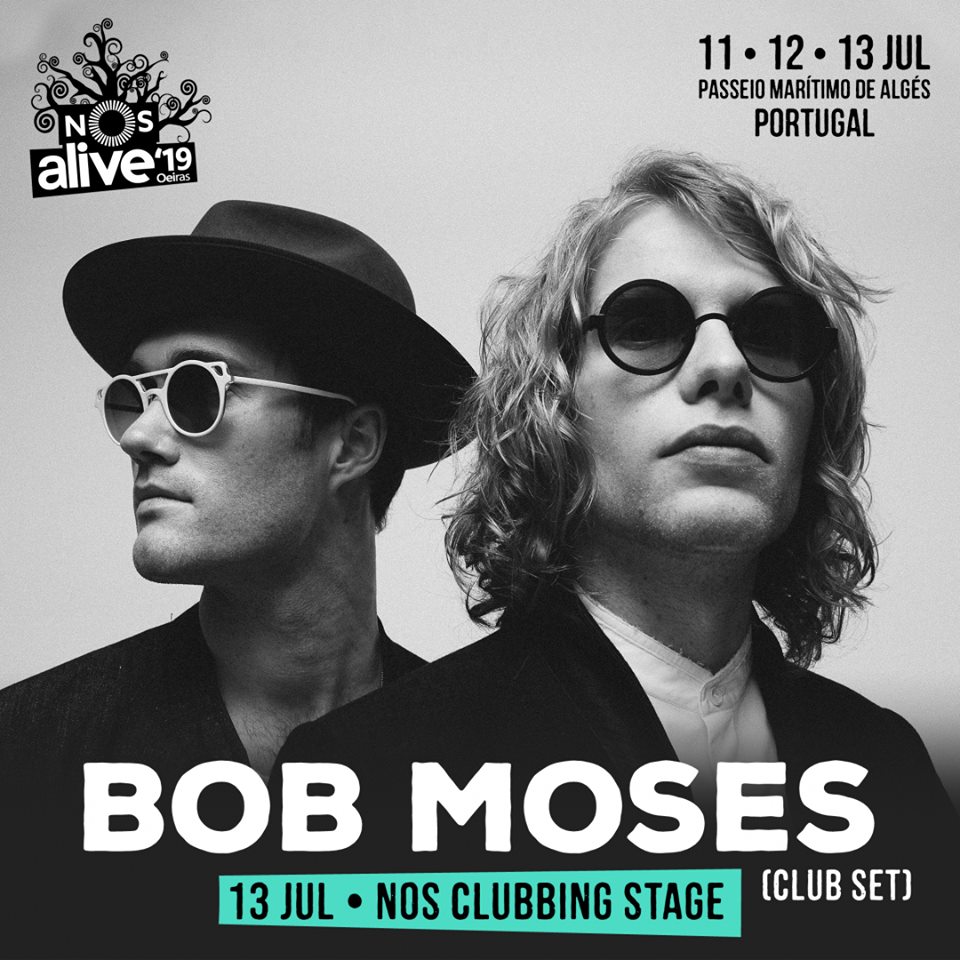 Bob Moses actuam em formato club set na edição deste ano do NOS Alive ...